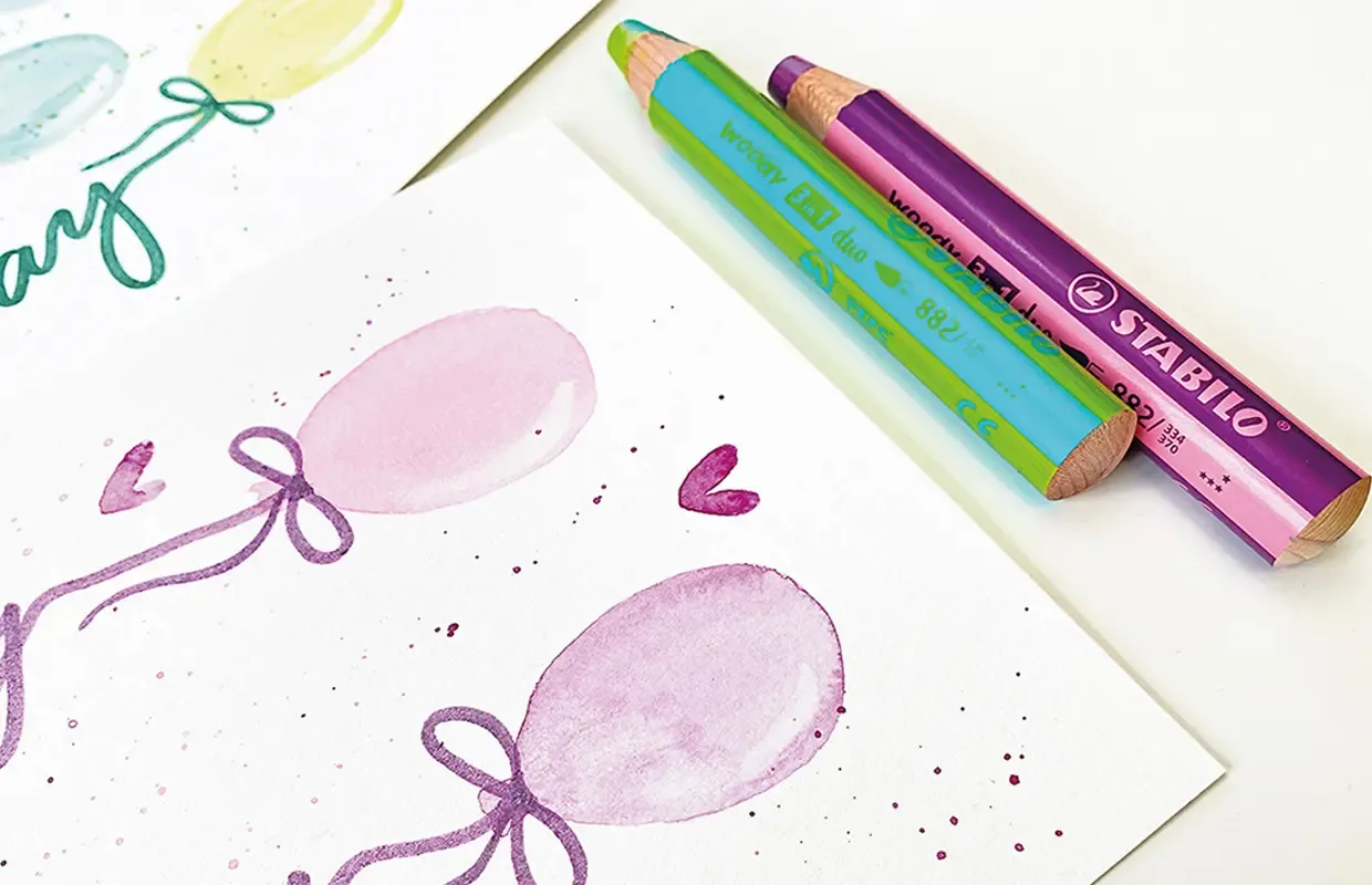 COLORFUL ADVERTISING MULTITALENT - STABILO woody 3 in 1 duo.