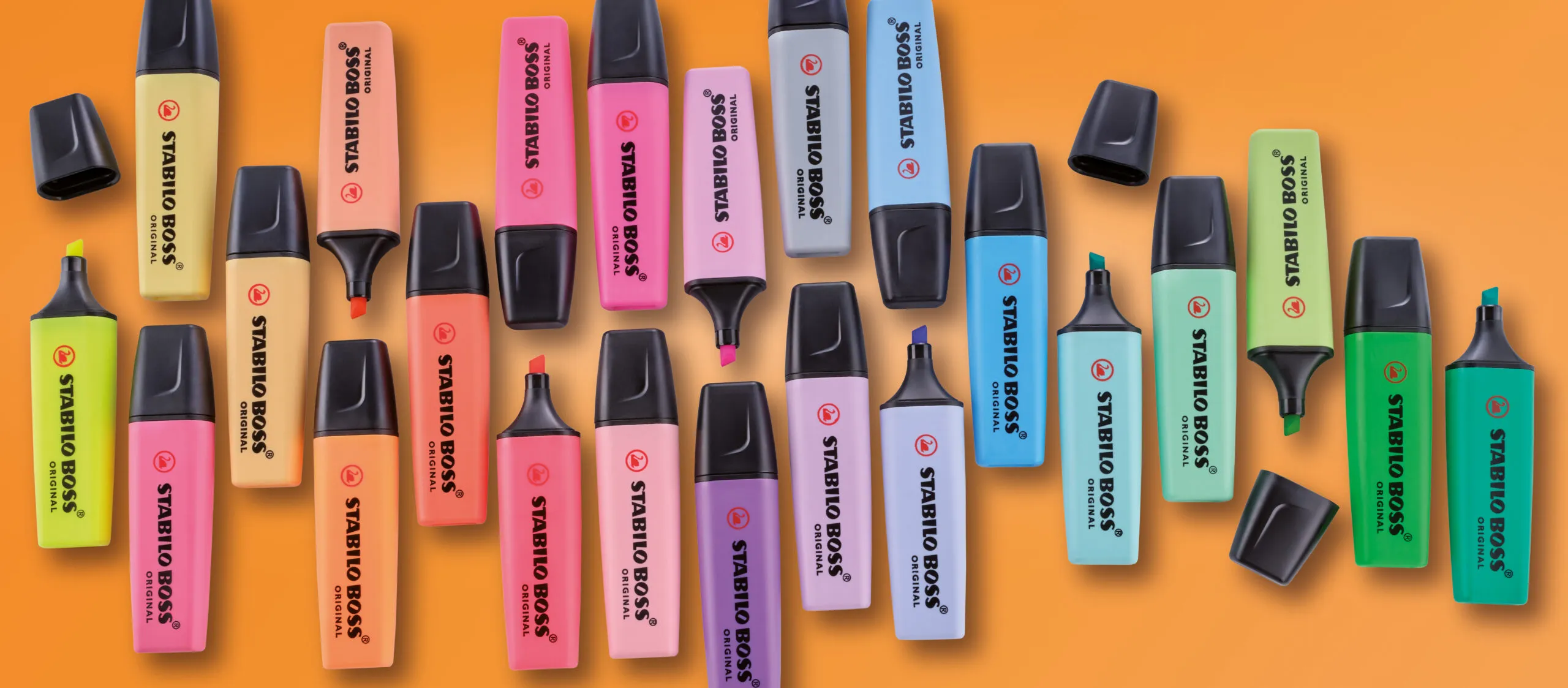 ADVERTISING WITH STABILO HIGHLIGHTERS.