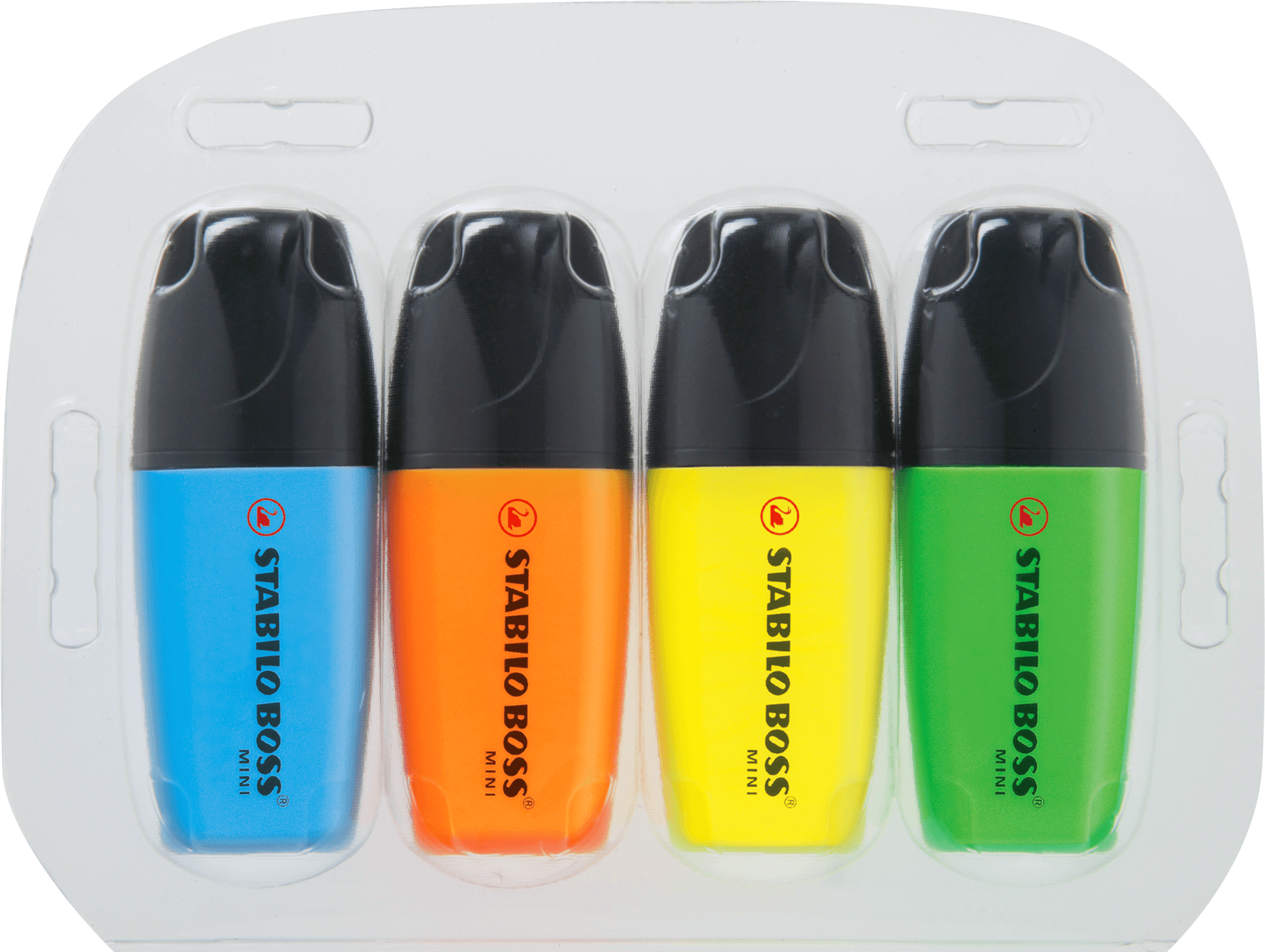 STABILO BOSS MINI 4er Set | 140-07-4