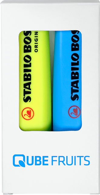 STABILO BOSS ORIGINAL Set of 2 in cardboard case | 140-70-2C-100