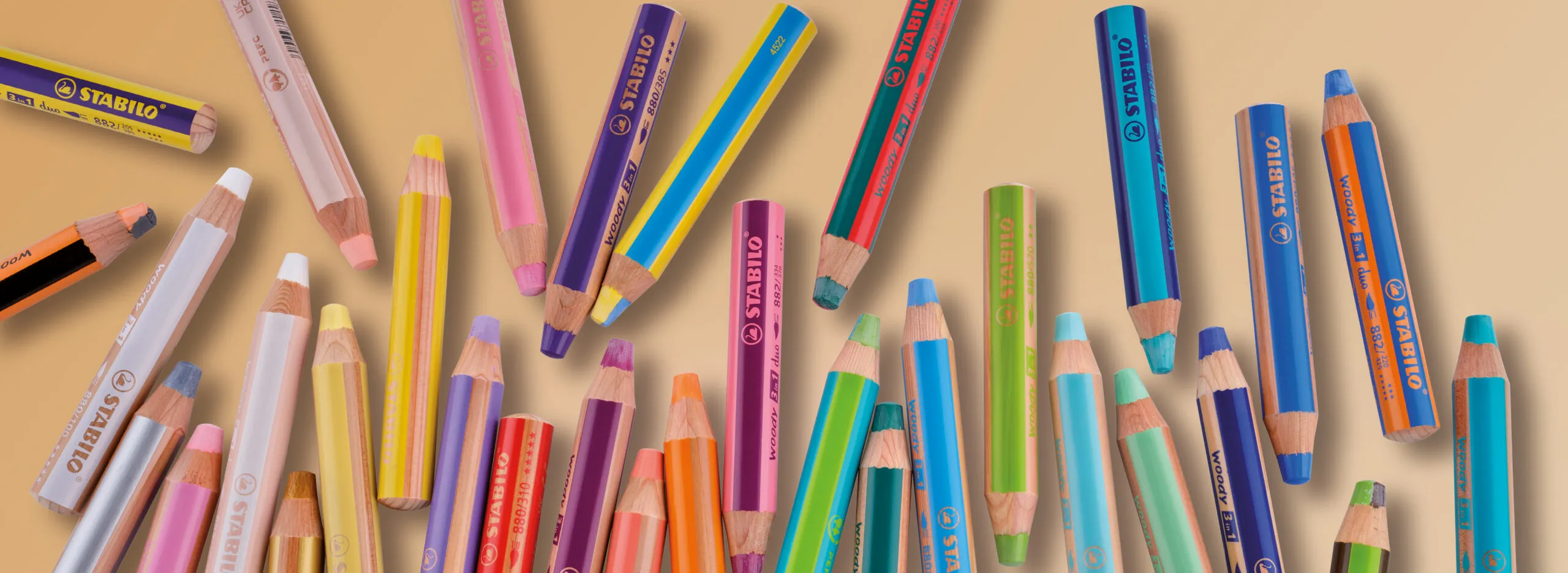 ADVERTISING WITH STABILO WOODEN PENS.